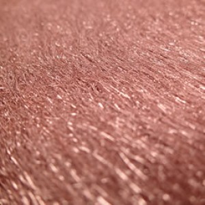 Copper wool for polishing, filtering, distilling and rectifying